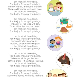 Thanksgiving Preschool Theme Curriculum Printables | Preschool Circle ...