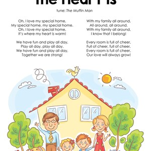 My Family and Home Preschool Theme Curriculum Printables | Preschool ...