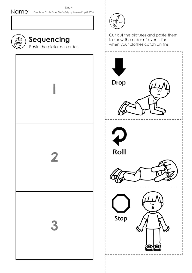 Fire Safety Preschool Curriculum Printables | Fire Safety Preschool ...