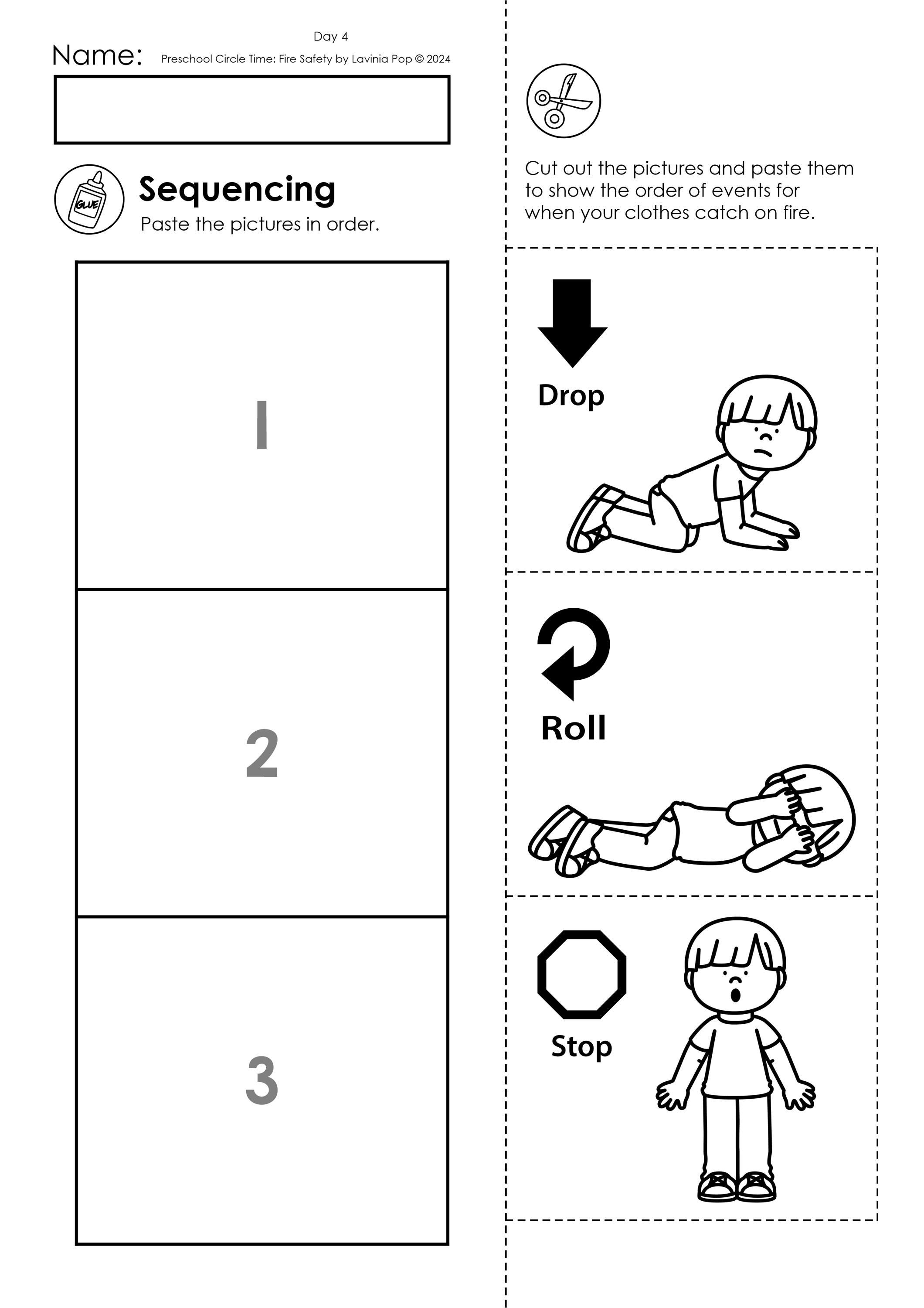 Fire Safety Preschool Curriculum Printables | Fire Safety Preschool ...