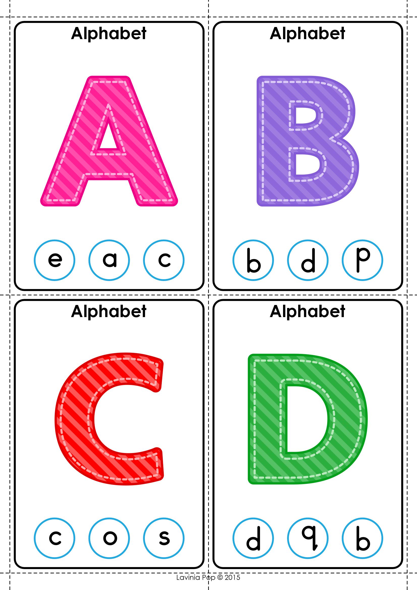 Alphabet Matching Activity | Printable Upper and Lower Case Cards - Etsy
