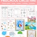 Spring Weather Preschool Theme Curriculum Printables | Preschool Circle ...
