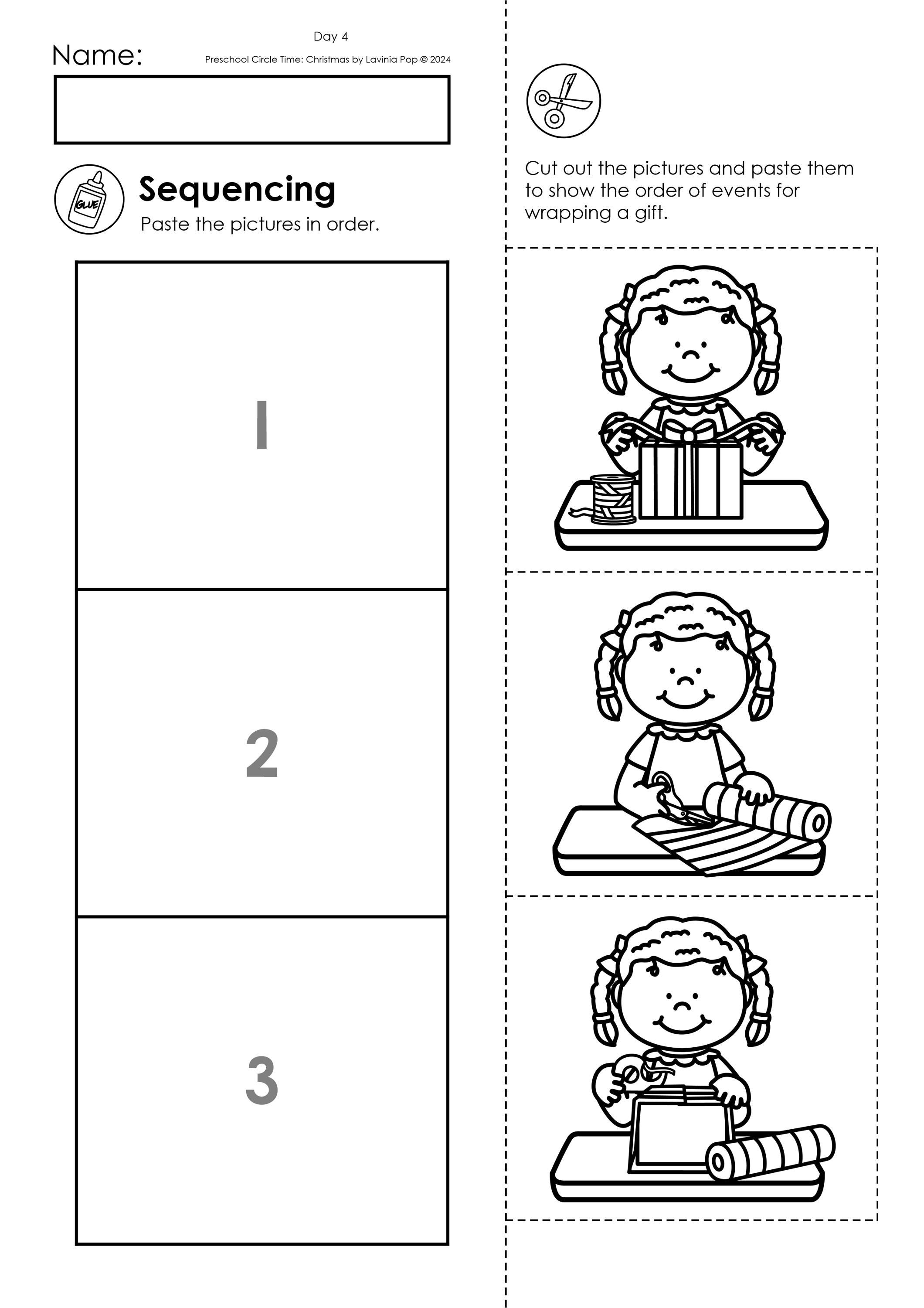 Christmas Preschool Theme Curriculum Printables | Preschool Circle Time ...