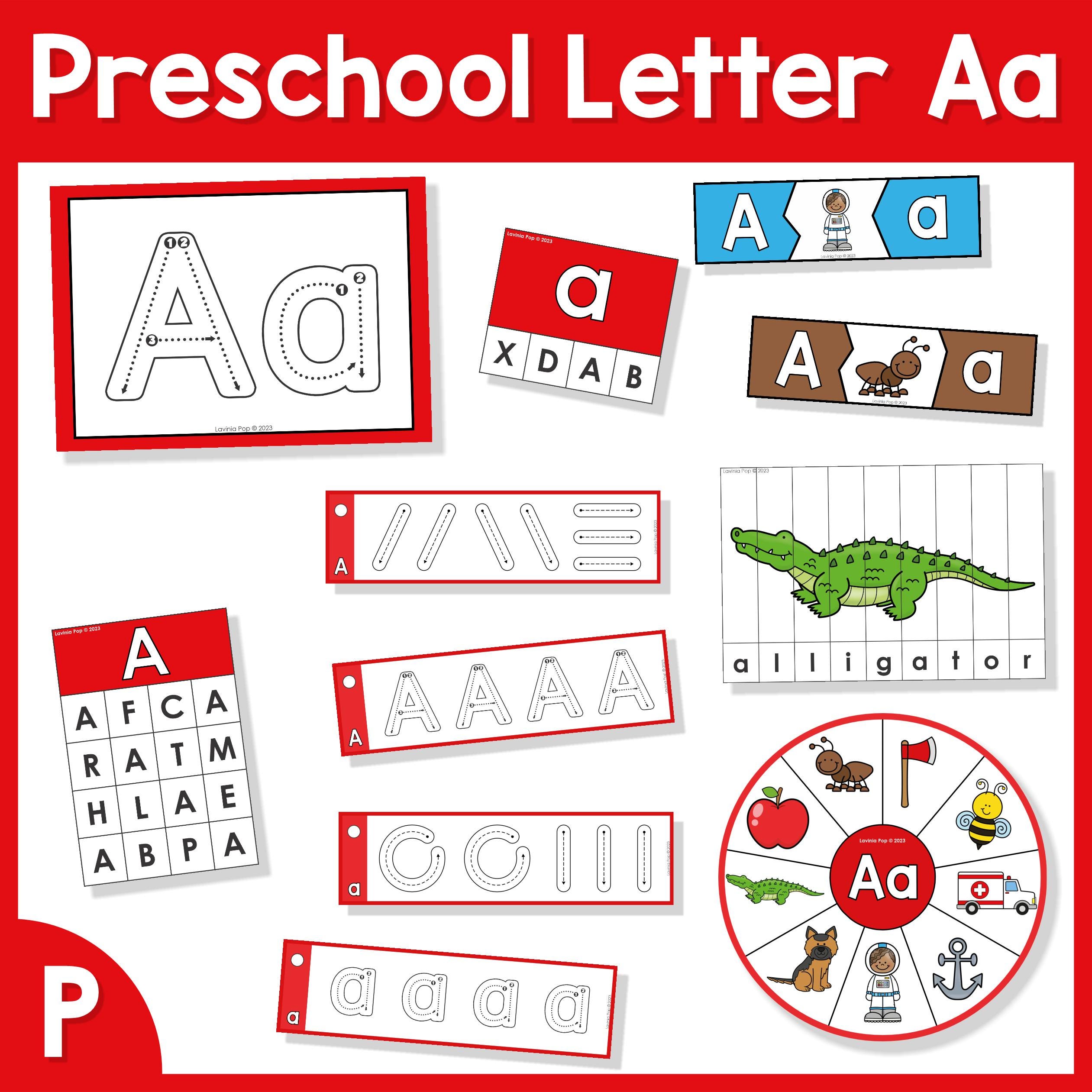 Preschool Alphabet Letter of the Week Curriculum A - Etsy