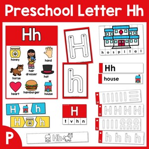 Preschool Alphabet Letter of the Week Curriculum H - Etsy