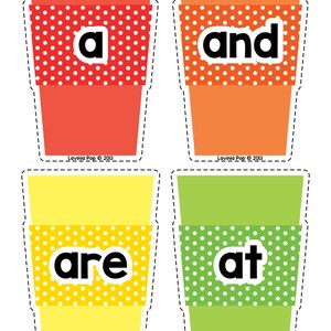 Printable Sight Word Sorting Activity | Colored Pencils - Etsy