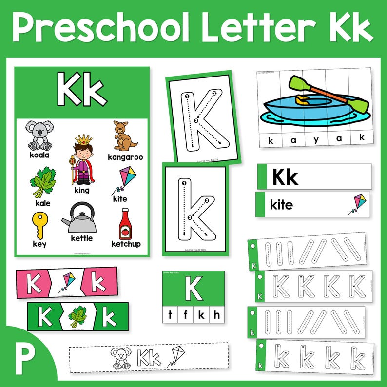 Preschool Alphabet Letter of the Week Curriculum K - Etsy