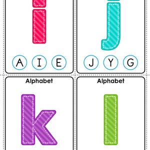 Alphabet Matching Activity | Printable Upper and Lower Case Cards - Etsy