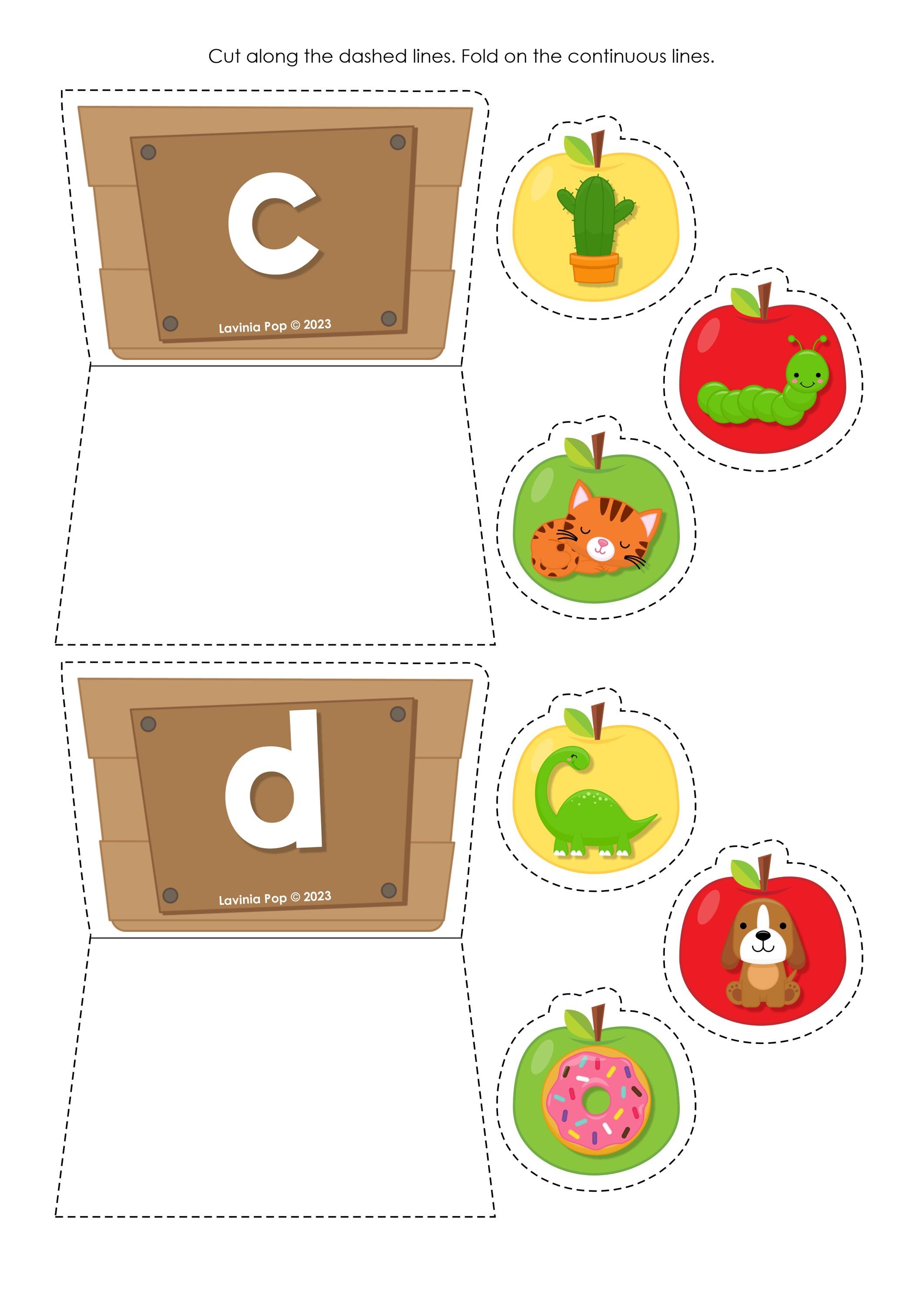 Beginning Sounds Activity | Apples to Crate - Etsy