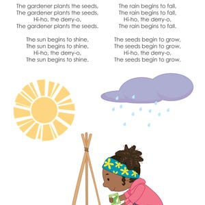 Gardening and Plants Preschool Theme Curriculum Printables | Preschool ...