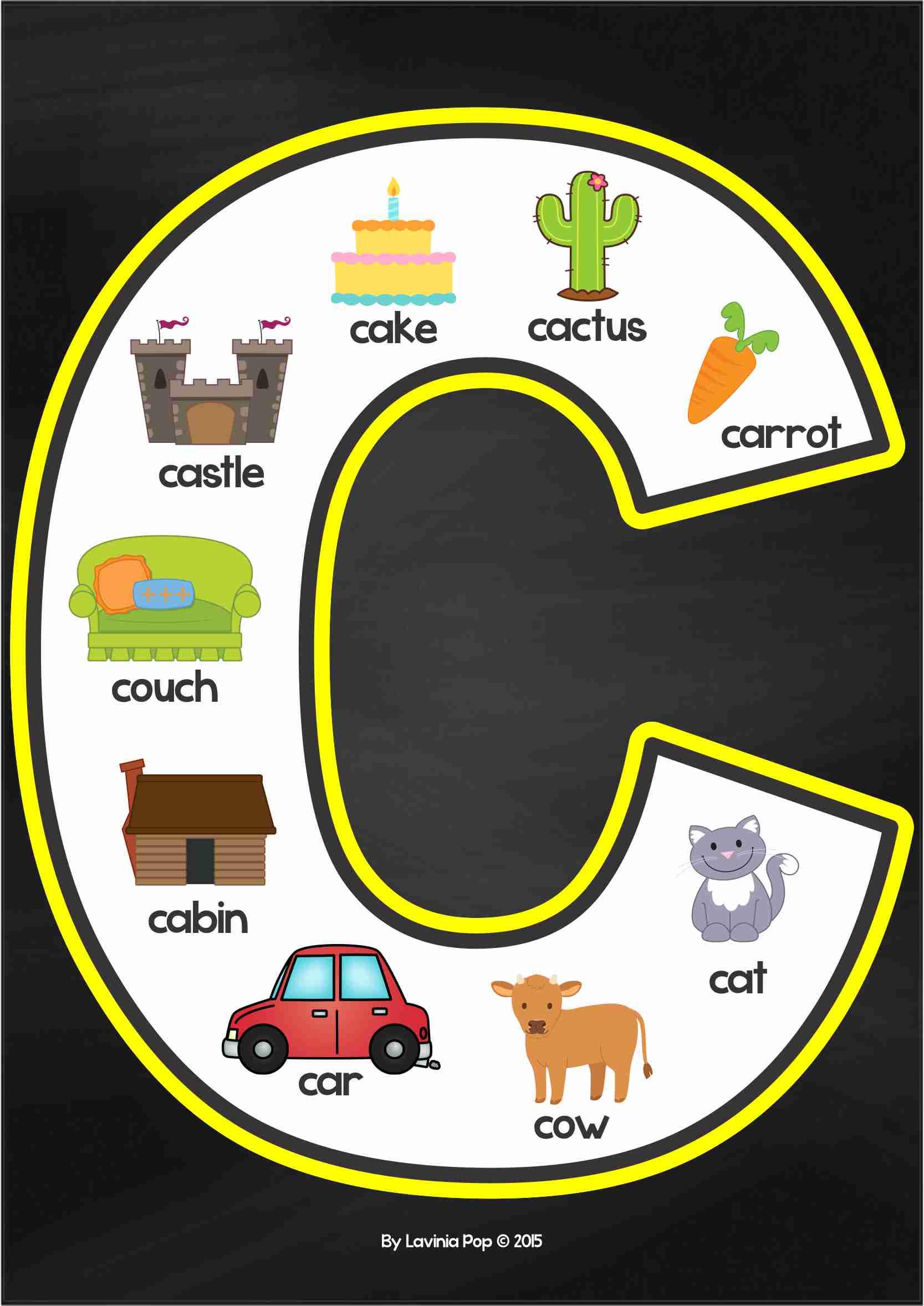 Alphabet Anchor Charts: Uppercase Letters for Phonics Instruction ...