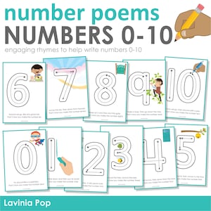 Printable Number Poems 0–10 | Rhymes to Teach Number Formation ...
