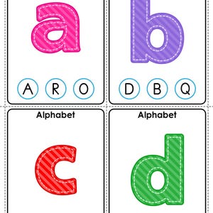 Alphabet Matching Activity | Printable Upper and Lower Case Cards - Etsy