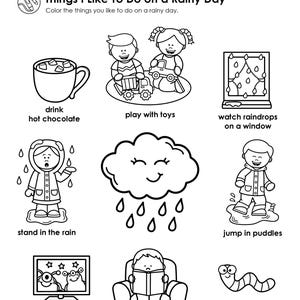 Spring Weather Preschool Theme Curriculum Printables | Preschool Circle ...