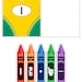 Crayon Box Number Match Activity - Etsy