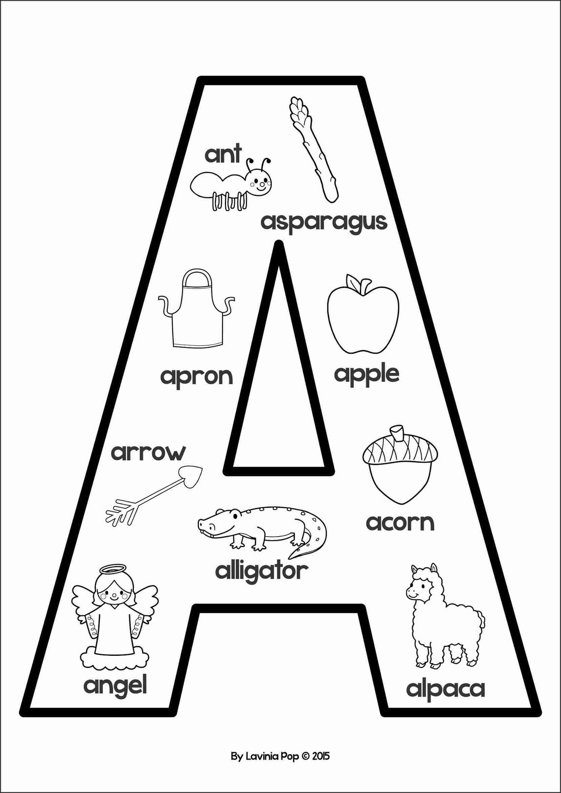 Alphabet Anchor Charts: Uppercase Letters for Phonics Instruction ...