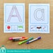 Alphabet Tracing Cards With Directional Arrows - Etsy