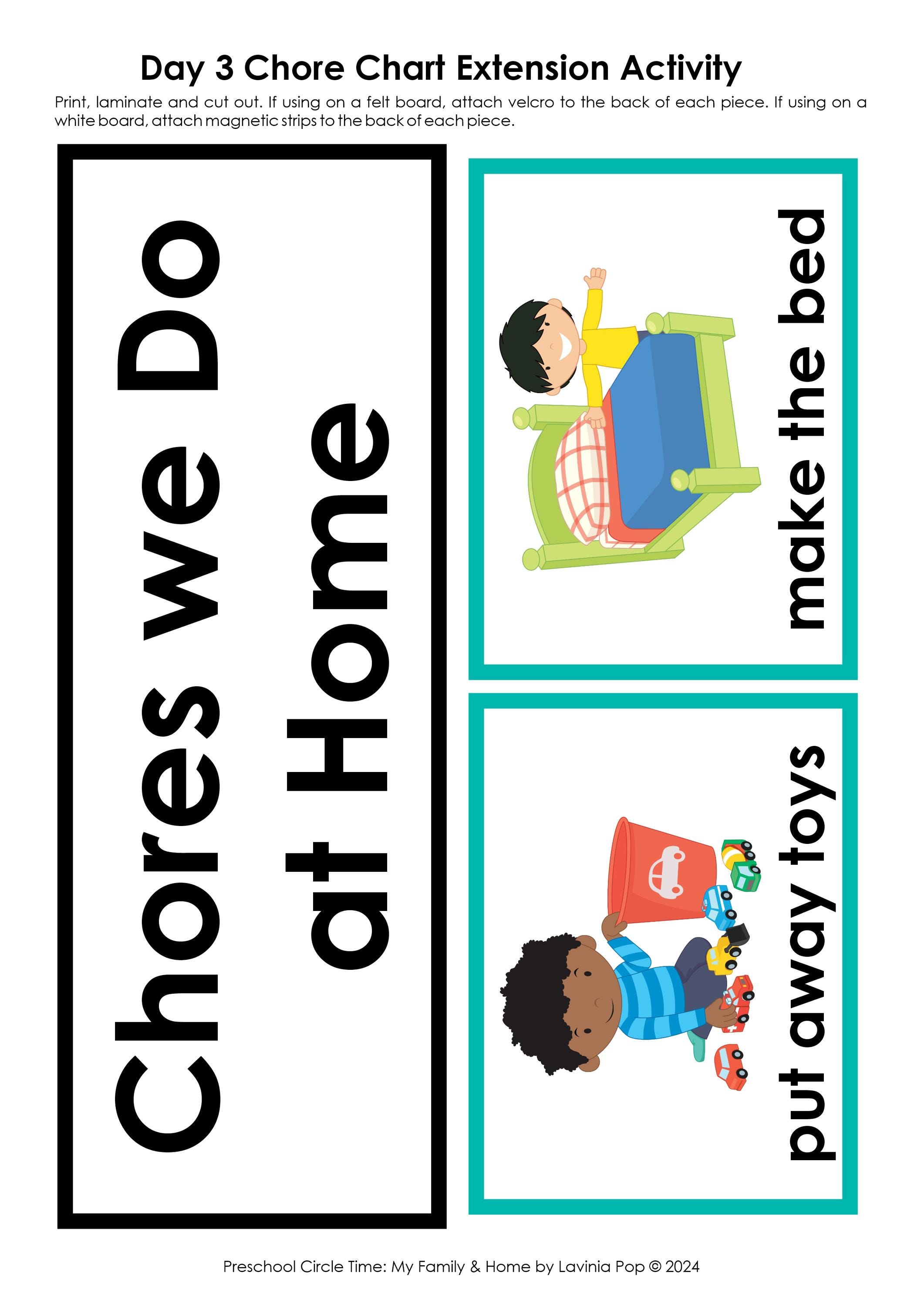 My Family and Home Preschool Theme Curriculum Printables | Preschool ...