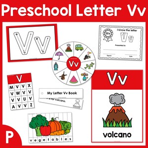 Preschool Alphabet Letter of the Week Curriculum V - Etsy