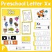 Preschool Alphabet Letter of the Week Curriculum X - Etsy