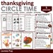 Thanksgiving Preschool Theme Curriculum Printables | Preschool Circle ...