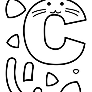 Preschool Alphabet Letter of the Week Curriculum C - Etsy