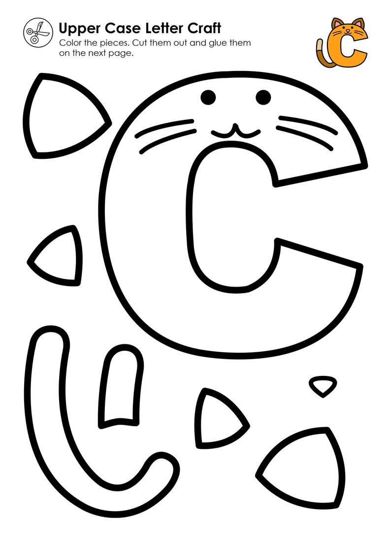 Preschool Alphabet Letter of the Week Curriculum C - Etsy
