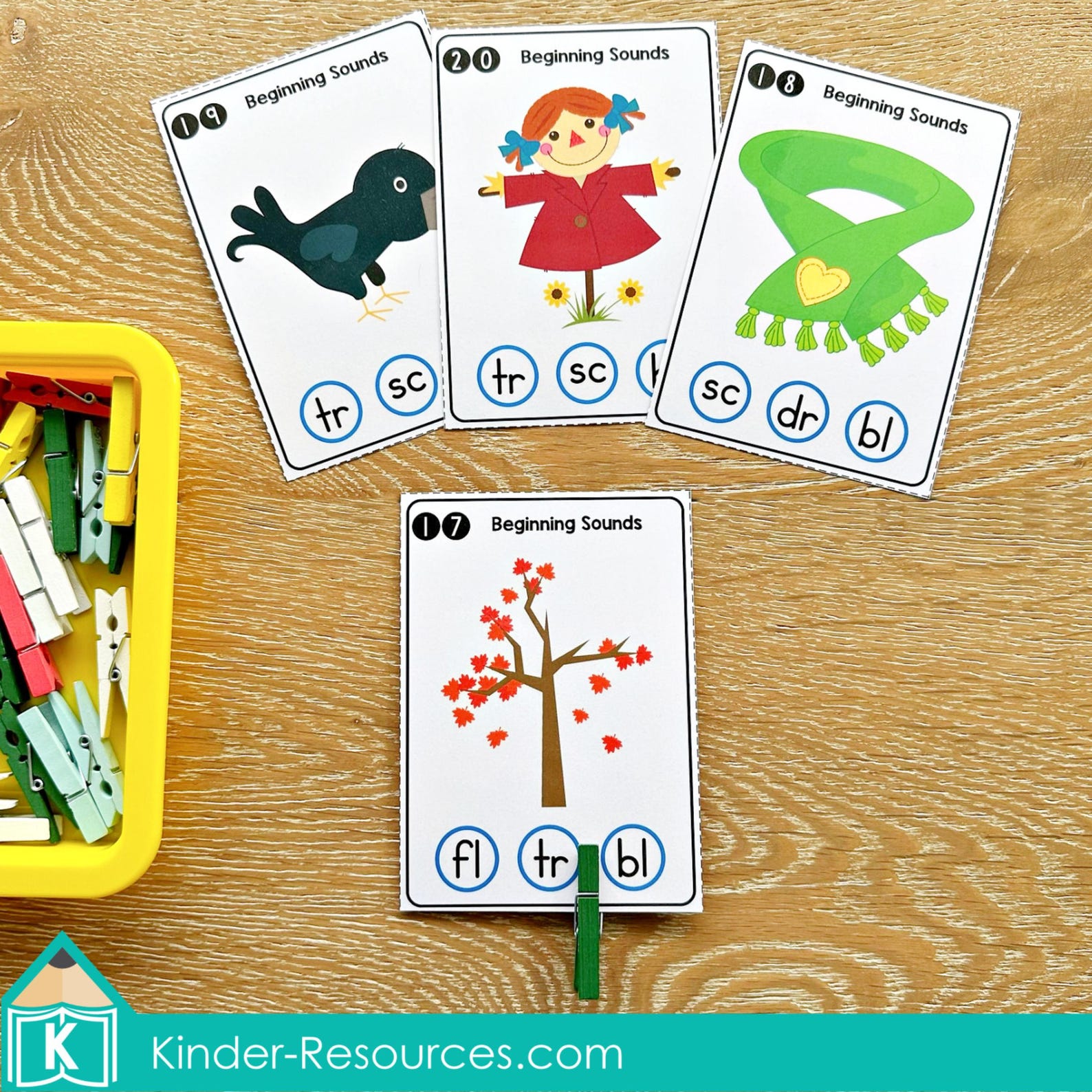 Clip the Beginning Sound | Autumn / Fall Theme - Etsy