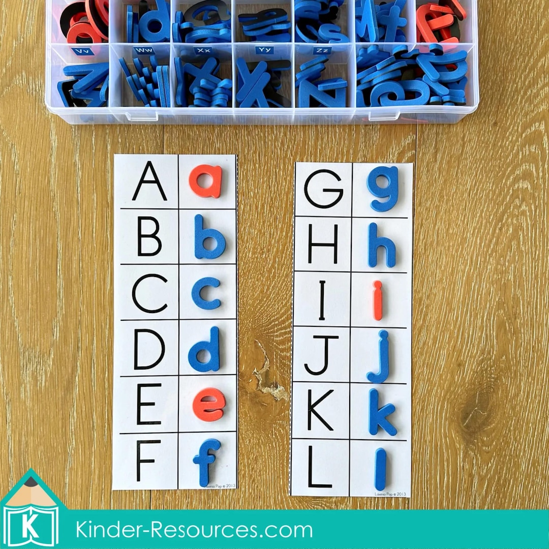 Alphabet Letter Matching Activity - Etsy