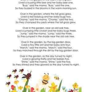 Insects Preschool Theme Curriculum Printables | Preschool Circle Time ...
