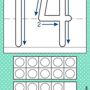 Number Play Dough Mats With Ten Frames (0-20) - Etsy