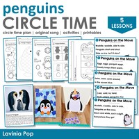 Penguins Unit Study: Life Cycle, Anatomy, Homeschool Printable (instant ...