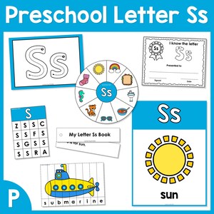 Preschool Alphabet Letter of the Week Curriculum S - Etsy