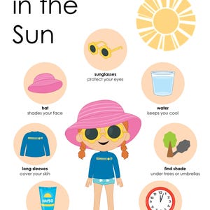 Summer Weather Preschool Theme Curriculum Printables | Preschool Circle ...