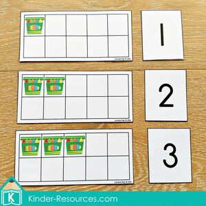 Crayon Box Ten Frame Match Printable Activity: Numbers 1-10 - Etsy