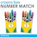Crayon Box Number Match Activity - Etsy