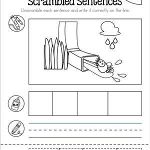 The Itsy Bitsy Spider the Incy Wincy Spider Worksheets and Activities ...