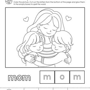 Mother's Day Preschool Theme Curriculum Printables | Preschool Circle ...