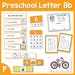 Preschool Alphabet Letter of the Week Curriculum B - Etsy