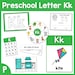 Preschool Alphabet Letter of the Week Curriculum K - Etsy