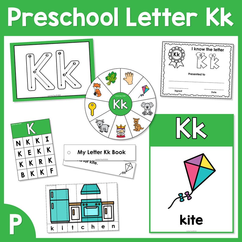 Preschool Alphabet Letter of the Week Curriculum K - Etsy