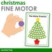 Christmas Tree Fine Motor Activity Practice Mat | Printable Resource ...