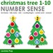 Christmas Tree and Ornament Number Match Activity | Number Sense ...