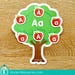 Apple Tree Alphabet Match | Upper and Lower Case Letter Recognition ...