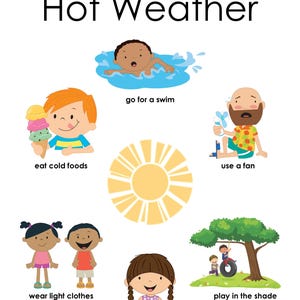 Summer Weather Preschool Theme Curriculum Printables | Preschool Circle ...