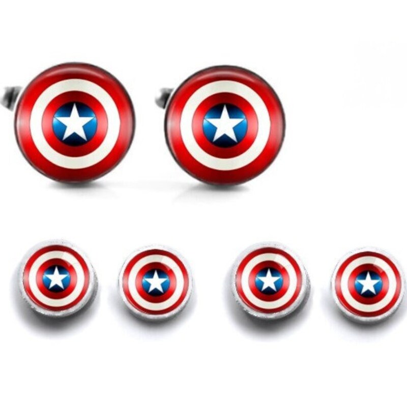 Captain America Jewelry - Etsy