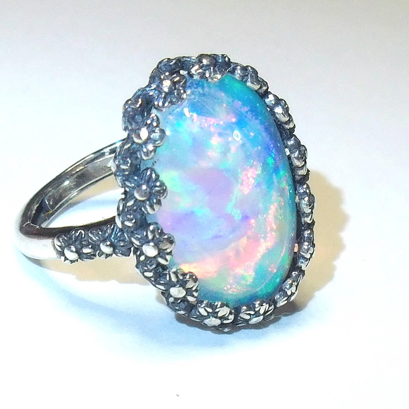 Lab Created Opal - Etsy