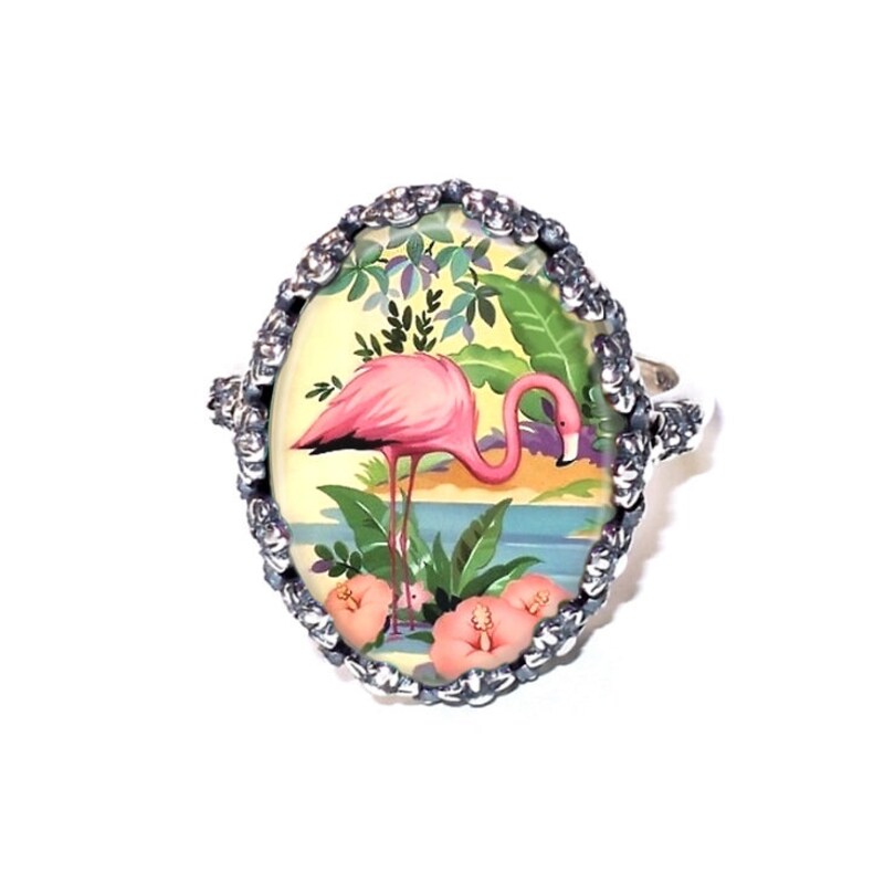 Flamingo Ring - Etsy