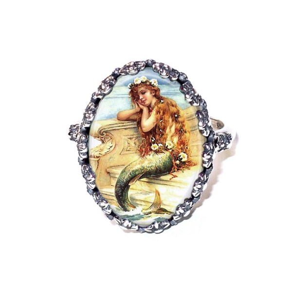 Mermaid Ring - Etsy