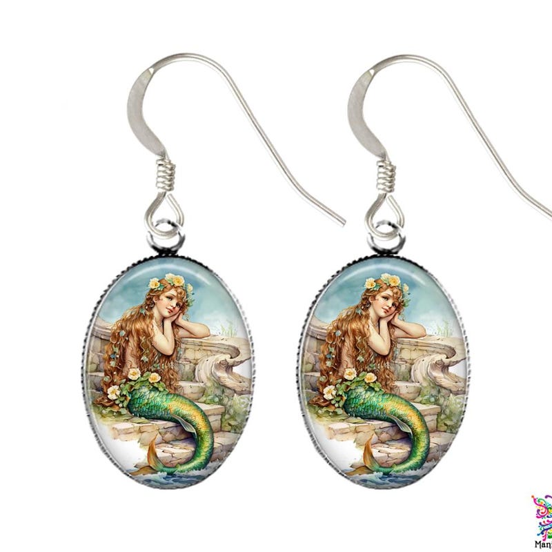 Mermaid Earrings - Etsy